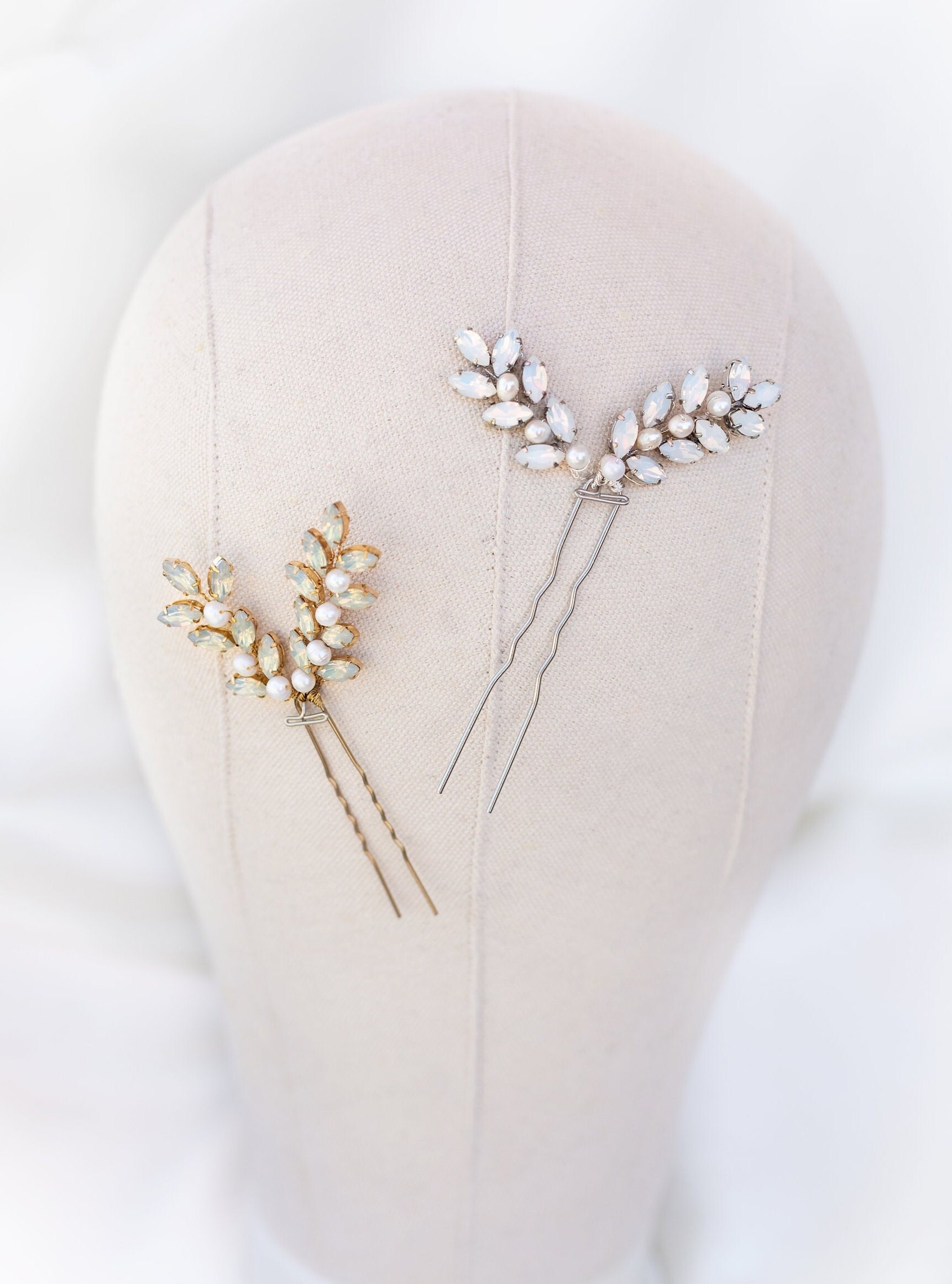 VIDEO Bridal Hair Pin Hair Pin for Bride Hairpin | Etsy