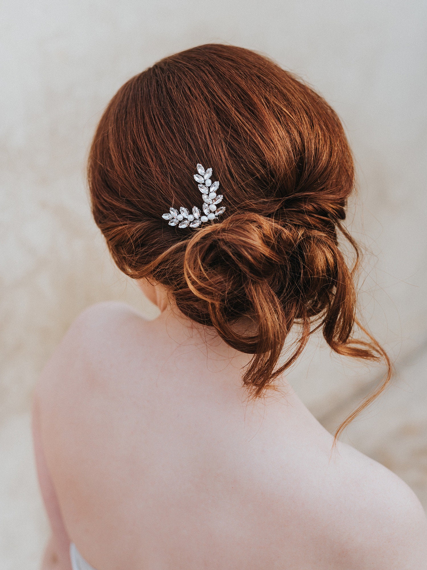 VIDEO Bridal Hair Pin Hair Pin for Bride Hairpin | Etsy