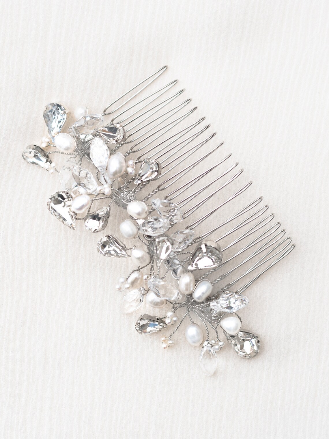 Beaded Hair Comb Bridal Comb Bridal Accessories | Etsy