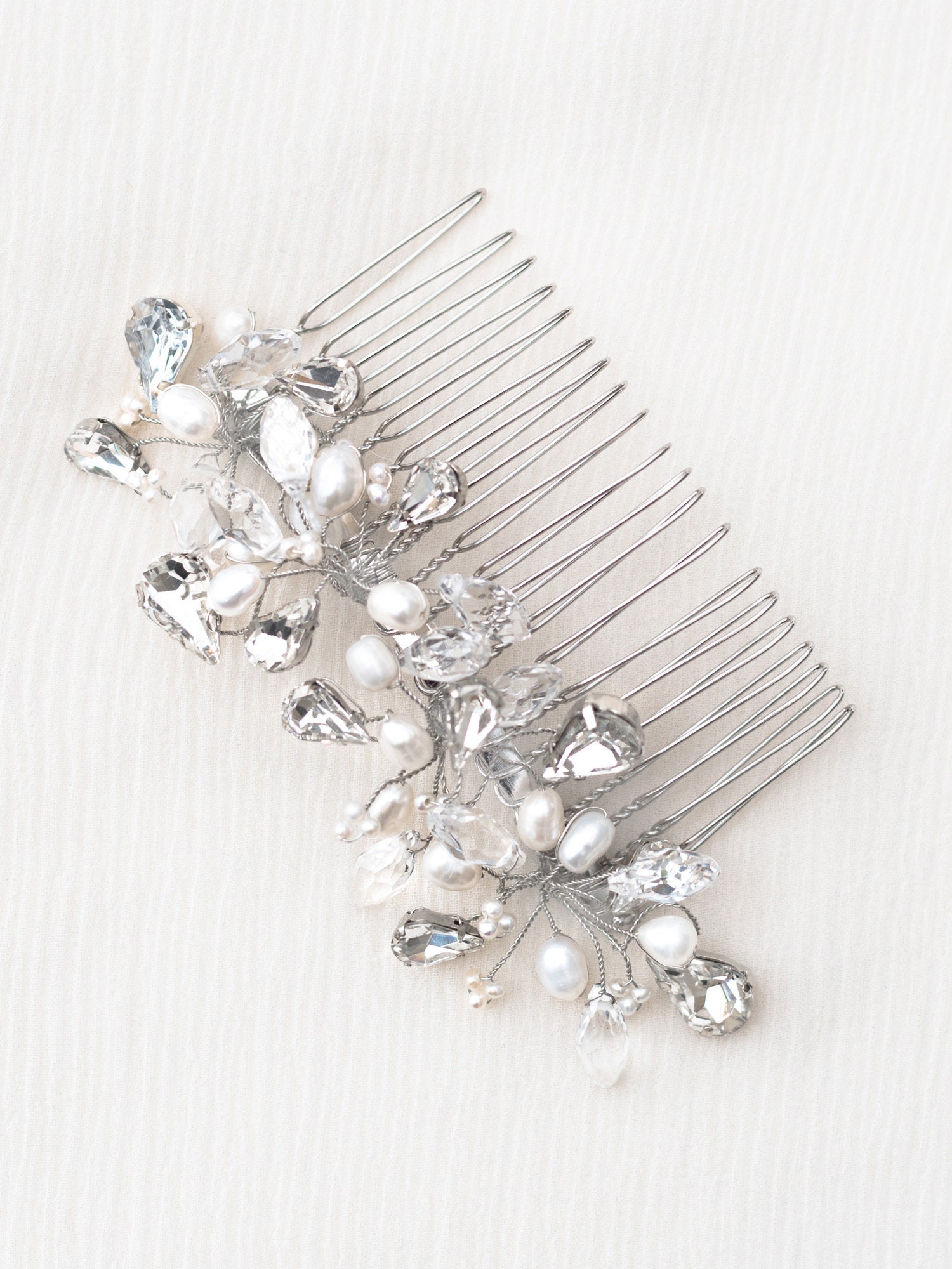 Beaded Hair Comb Bridal Comb Bridal Accessories | Etsy