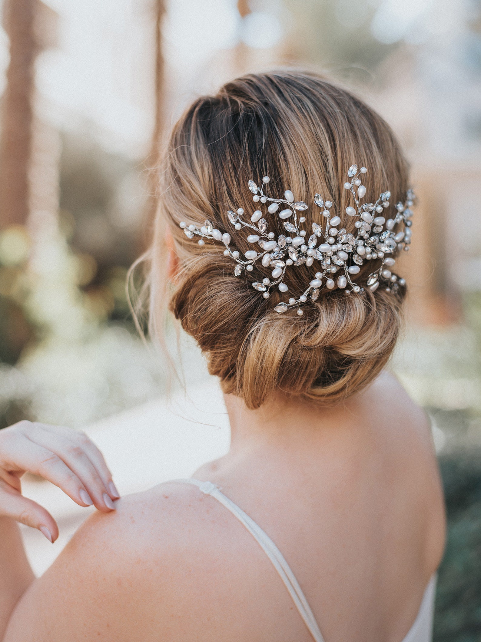 VIDEO Beaded Hair Comb Boho Hair Comb Gwen | Etsy