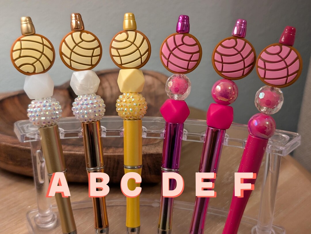 Conchas (mexican Sweet Bread) Beaded Pens - Etsy