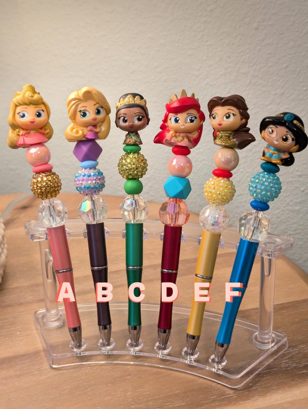 Disney Princess Pens - Etsy