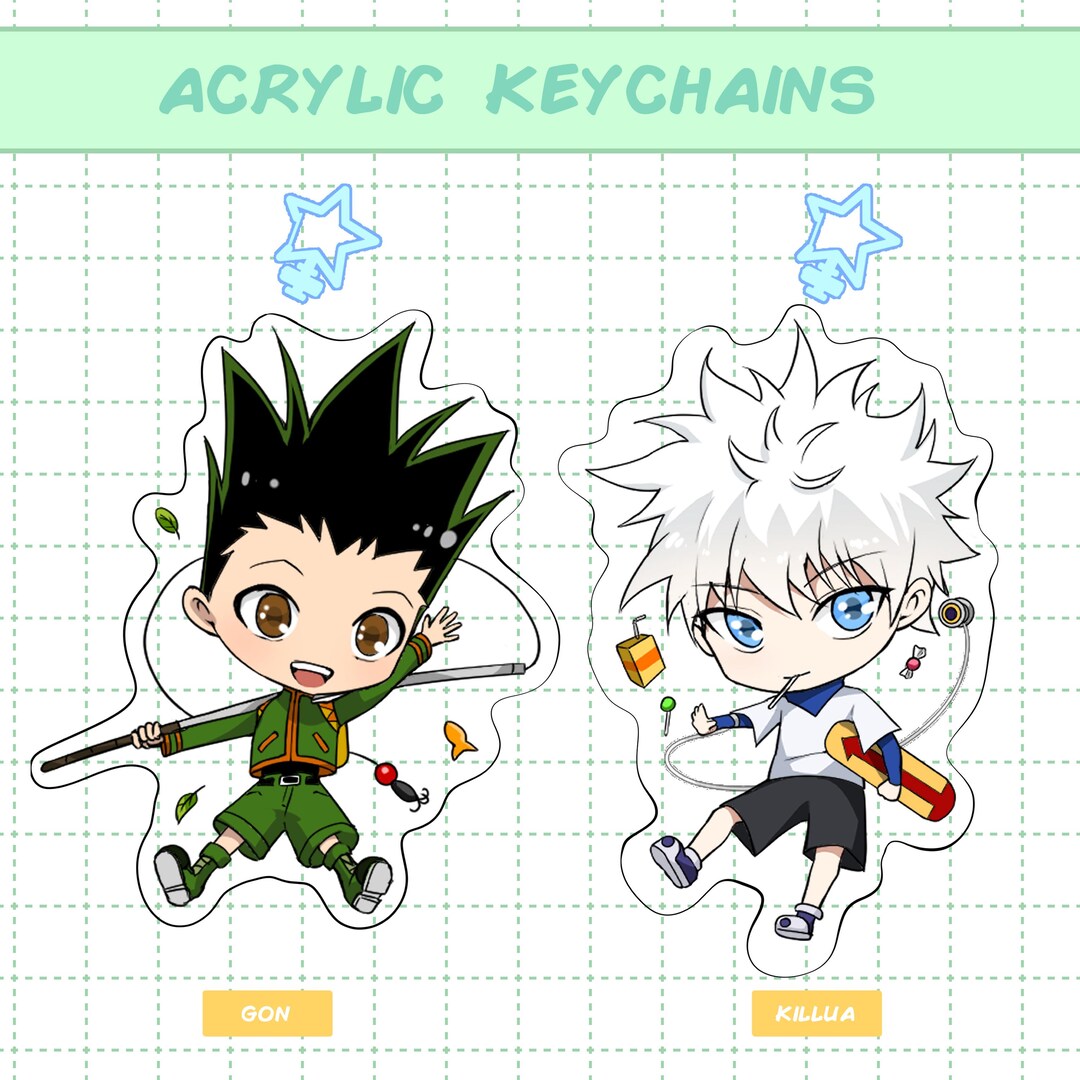 Hunter X Hunter Acrylic Keychains 3" - Etsy