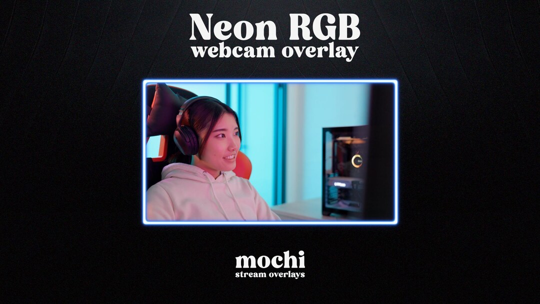 Neon RGB Webcam Overlay - Etsy