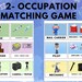 Occupation Matching Game Printable | Community Helpers Activity for ...