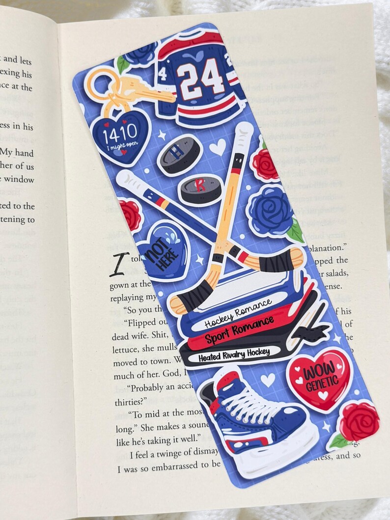Hockey Romance Bookmark, Hockey Romance Bookmark, Hockey Romance ...