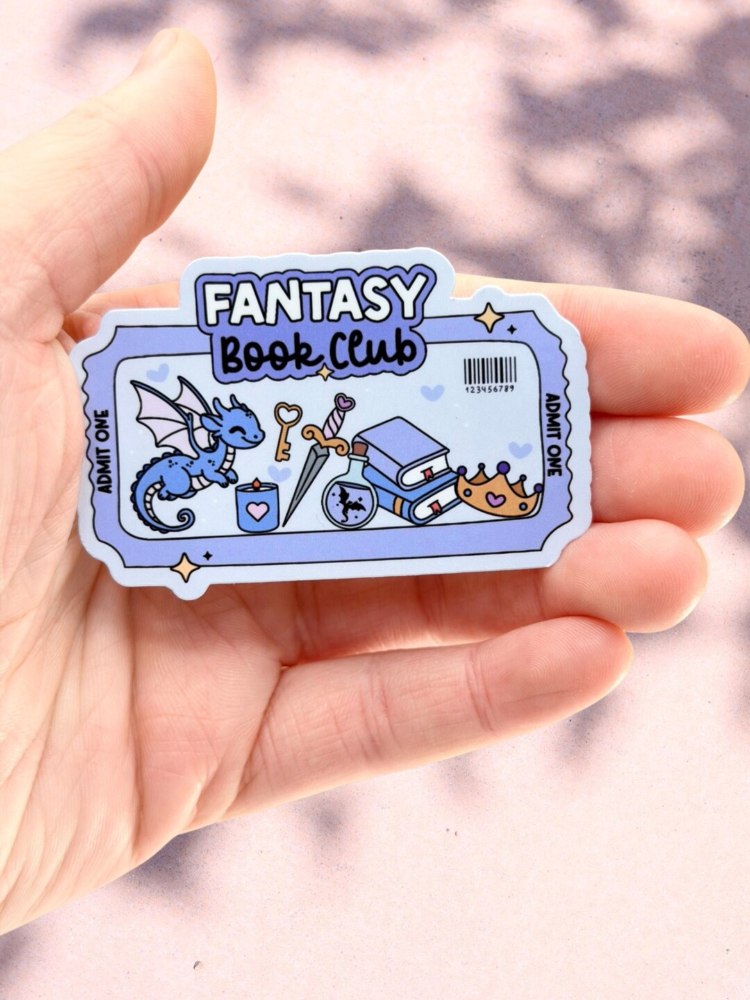 Fantasy Book Club Sticker, Bookish Vinyl, Fantasy Sticker, Bookish ...