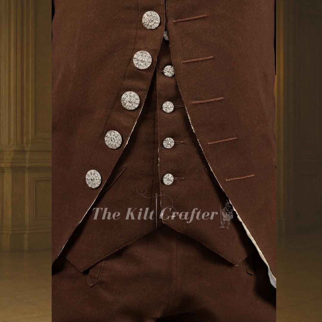 18th Century Men's Wool Suit: Georgian Colonial Reenactment Costume - Etsy