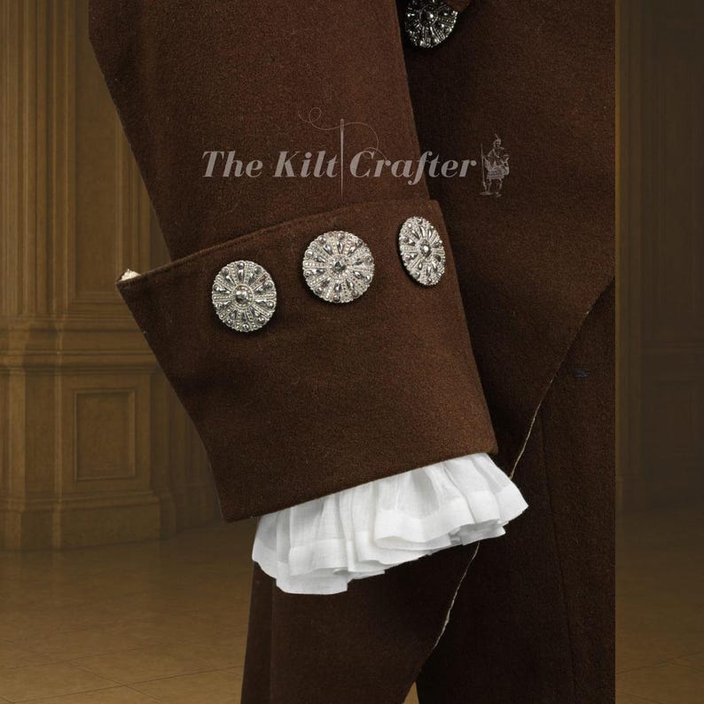 18th Century Men's Wool Suit: Georgian Colonial Reenactment Costume - Etsy