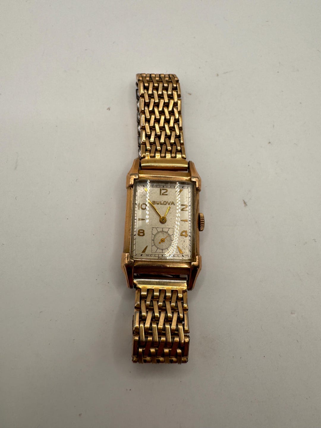 Vintage Bulova Hand-winding Watch Men 10k Gold Filled Small Second ...