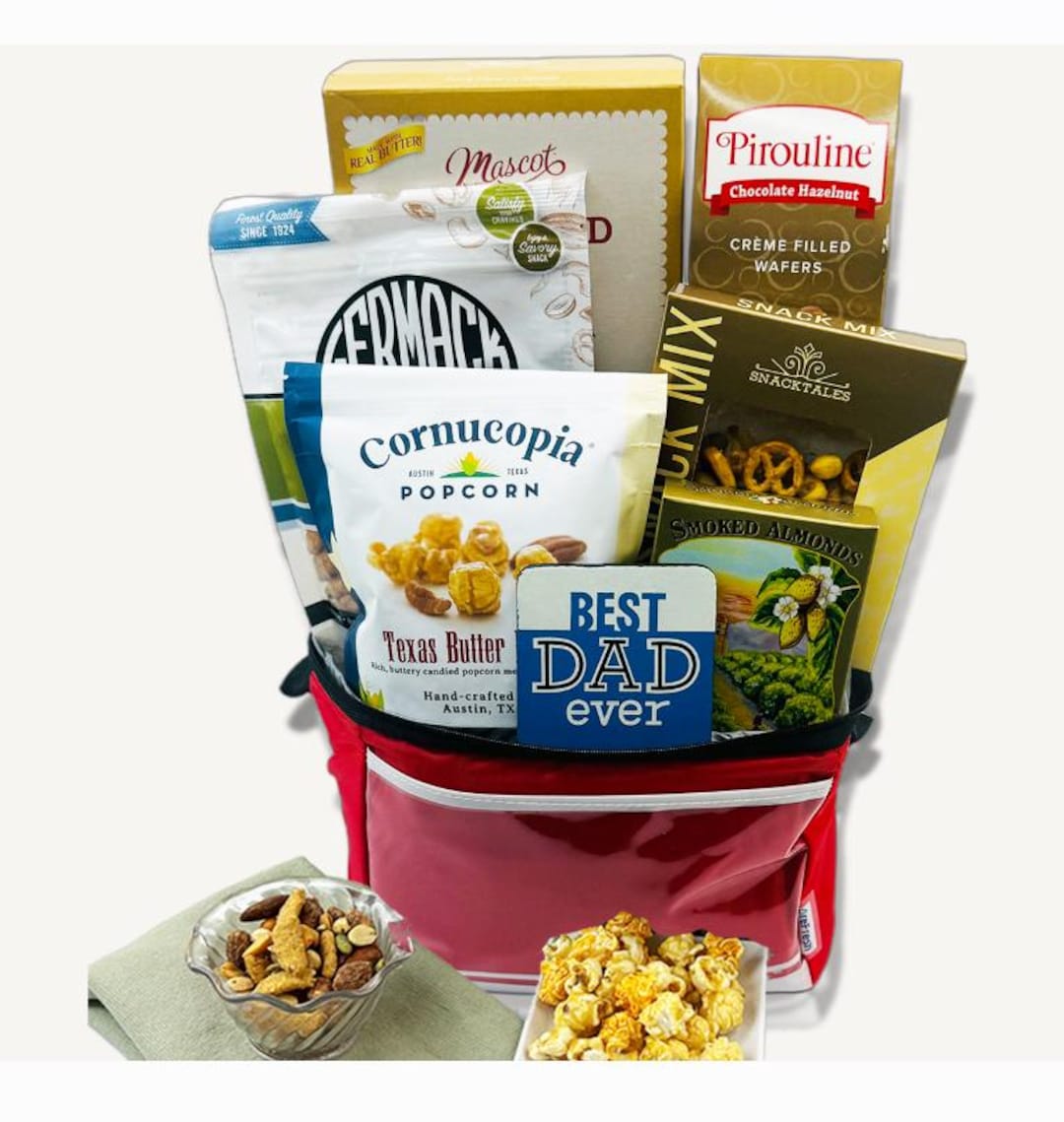 Fathers Day Snack Gift Basket, | Unique Gift for Dad, Dads Gift Ideas ...