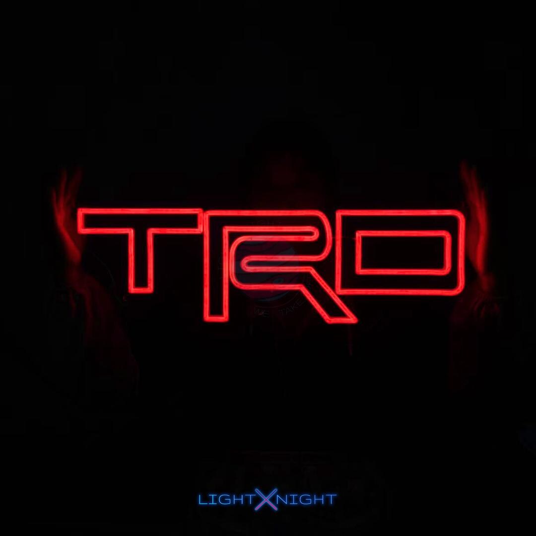 TRD Neon Sign, Toyota TRD Neon Sign, Car Emblem Neon Sign, JDM Neon ...
