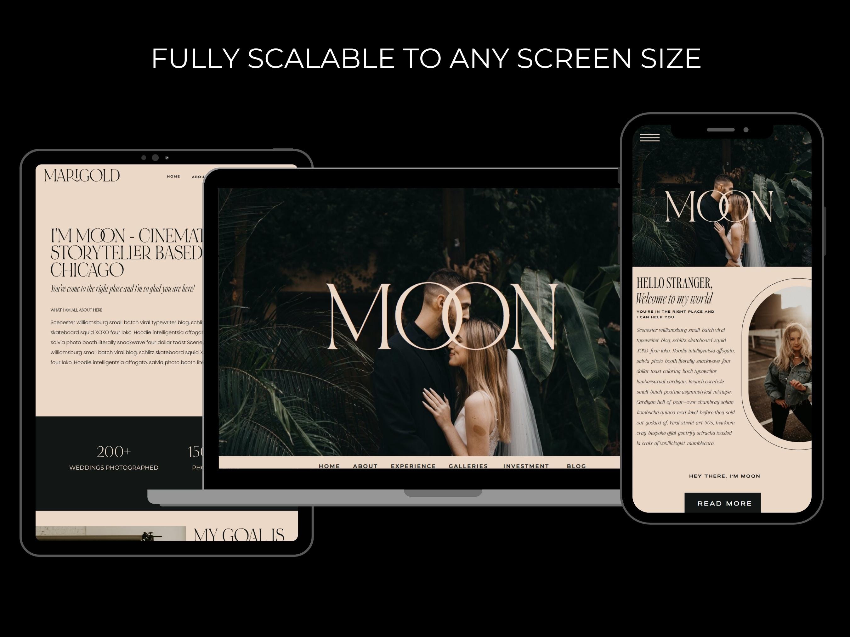 Showit Website Template, Photographer Website, Photographer Website Template, Showit Web Design ...