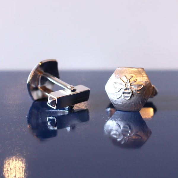 Silver Cufflinks - Etsy