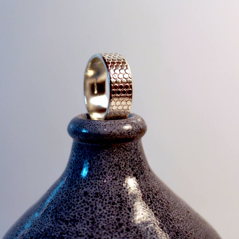 Honeycomb Engagement Ring - Etsy