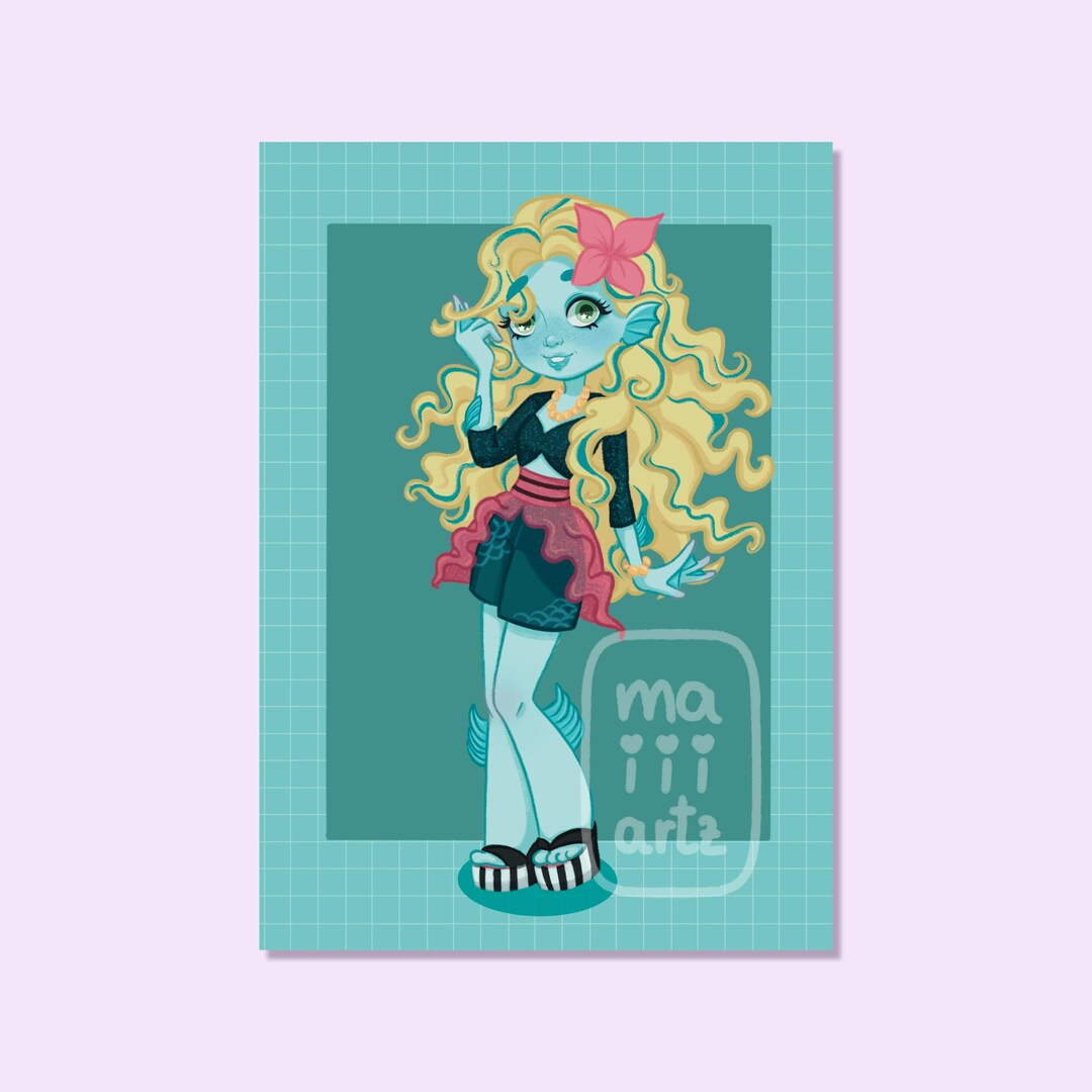 Lagoona Blue Print - Etsy