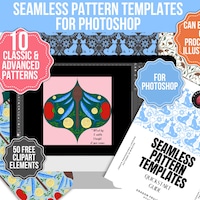 Photoshop Patterns - 100 Transparent Seamless Patterns to Use With ...