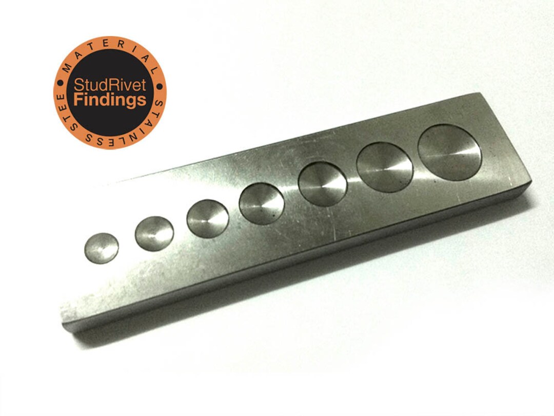 Mix Size Plate 6-12mm for Double Caps Rivet/ Stainless Steel - Etsy