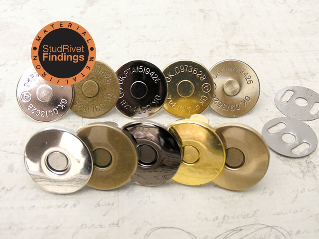 High Quality 20 Sets 14mm, 18mm Magnetic Snap Closure / Extra Thin ...
