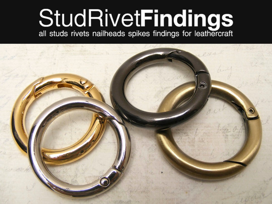 4pcs 50mm 1 15/16 O-rings Openable Spring Ring Snap - Etsy