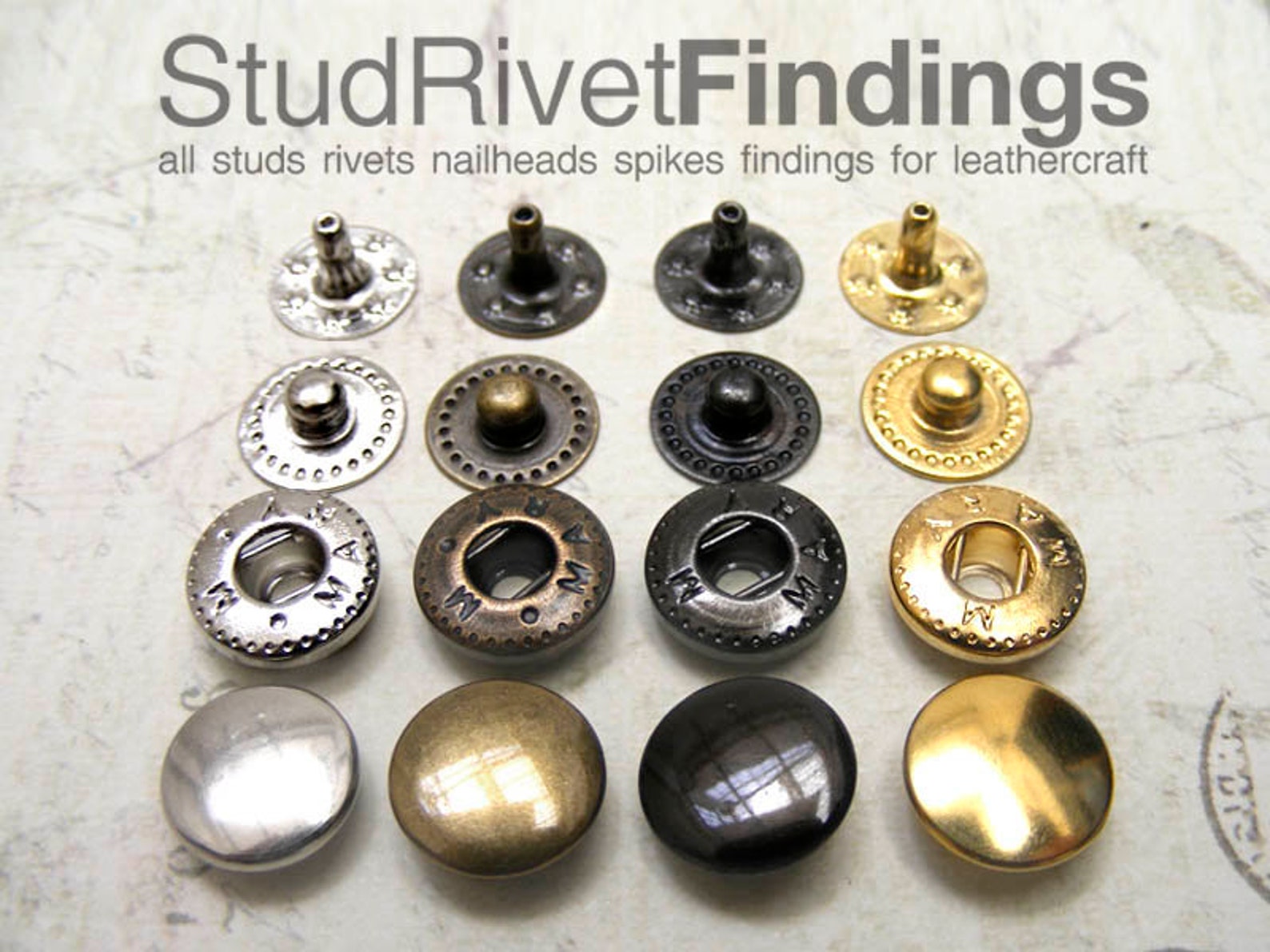 20sets 12mm SNAP Spring Button Fastener Vt5 | Etsy