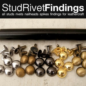 4mm 5mm 6mm DOME Rivet and Tool Setter setter Tool With 100 Sets ...