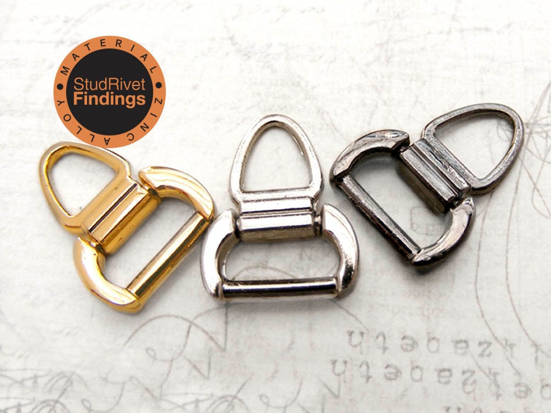 10pcs ZINC ALLOY Zip Puller With Leather Strap Puller Bar for No.5 Zip ...