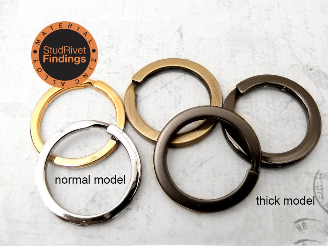 HIGH Quality 10pcs 28-35mm of Round Split Key Ring Findings - Etsy