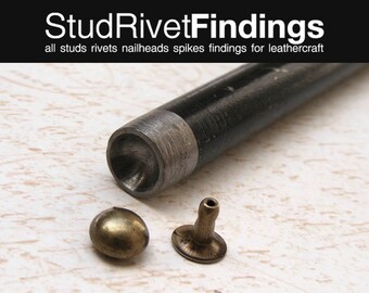 Brass Convex Rivet Setter for Dome Style and Studsrivet - Etsy