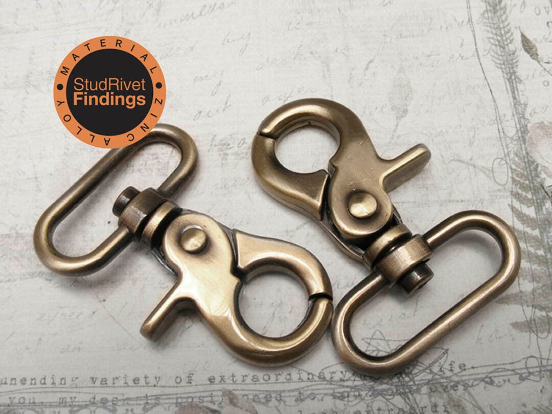 4pcs 1 -1.5 Inch (inside) Trigger Snap Hook for Keychains, Bag, Purse ...