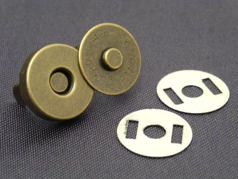 20 Sets 14mm 18mm THICK Magnetic Snap Closure Without Pattern - Etsy