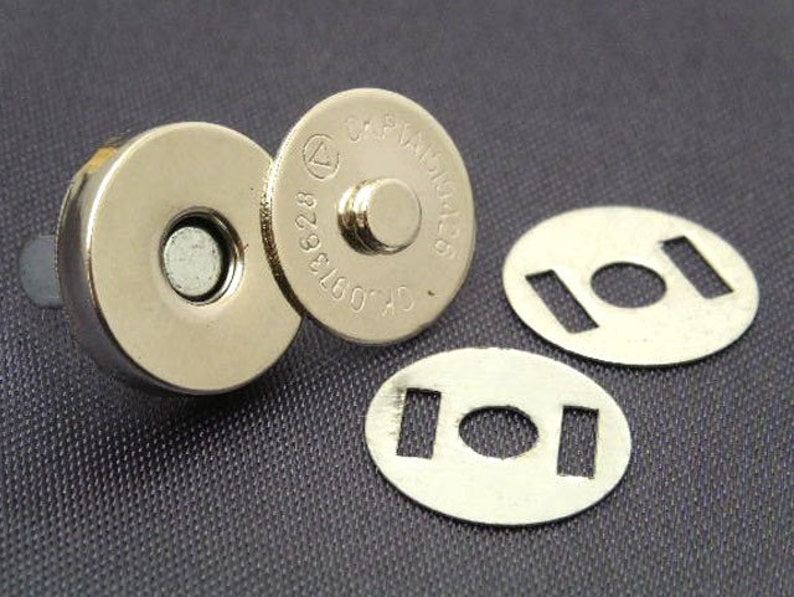 20 Sets 14mm 18mm THICK Magnetic Snap Closure Without Pattern - Etsy