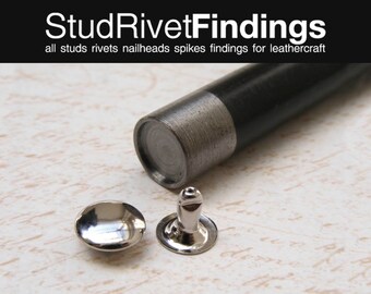 4mm 5mm 6mm FLAT Round Rivet Setter Tool - Etsy