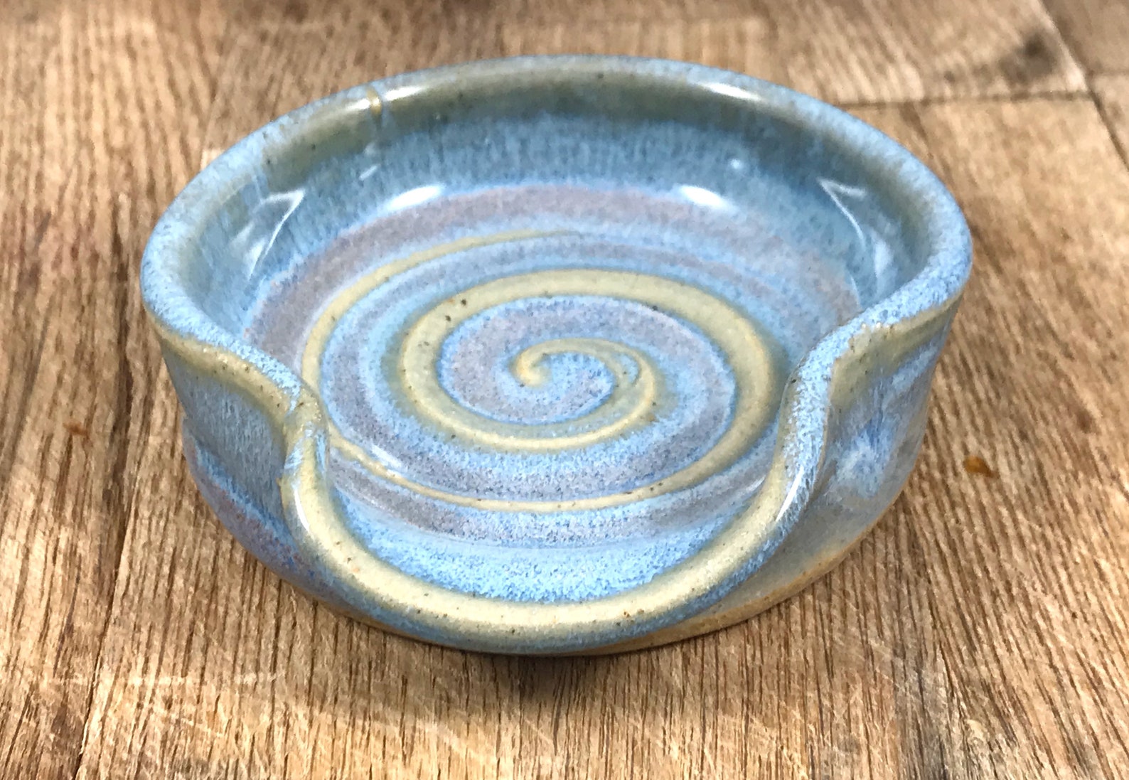Mini Tea Spoon Rest in Opal Blue - Etsy