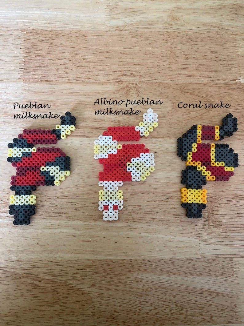 Perler Bead Snake Magnets - Etsy