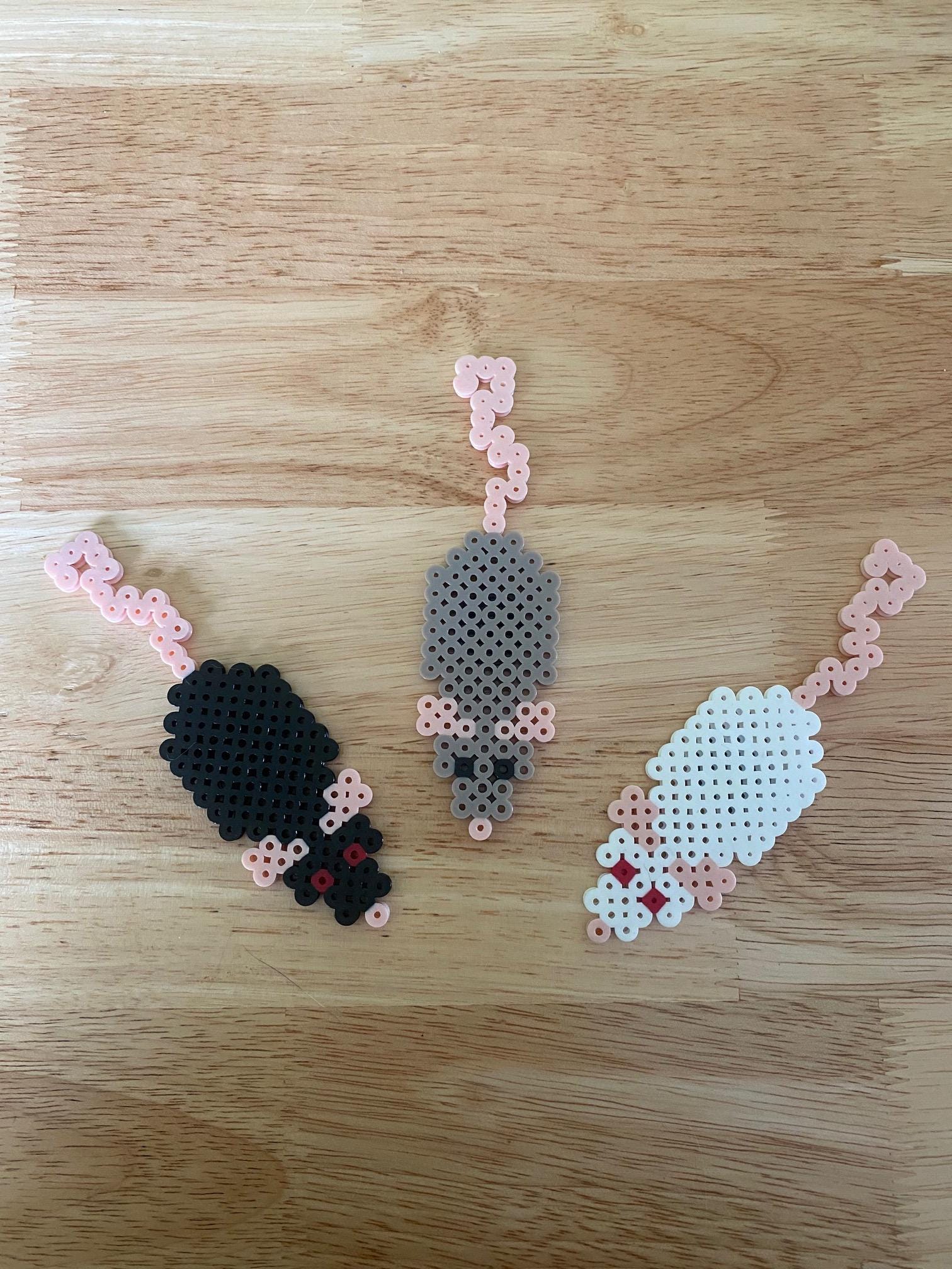 Perler Bead Rat Magnets/keychains - Etsy