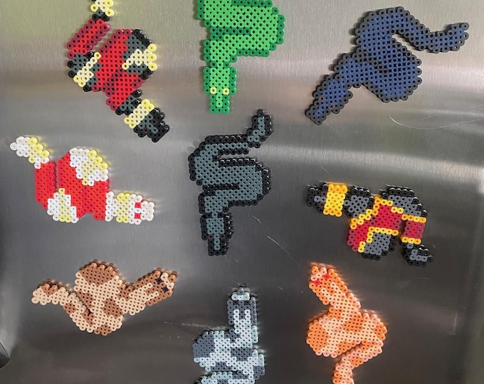Perler Bead Snake Magnets - Etsy