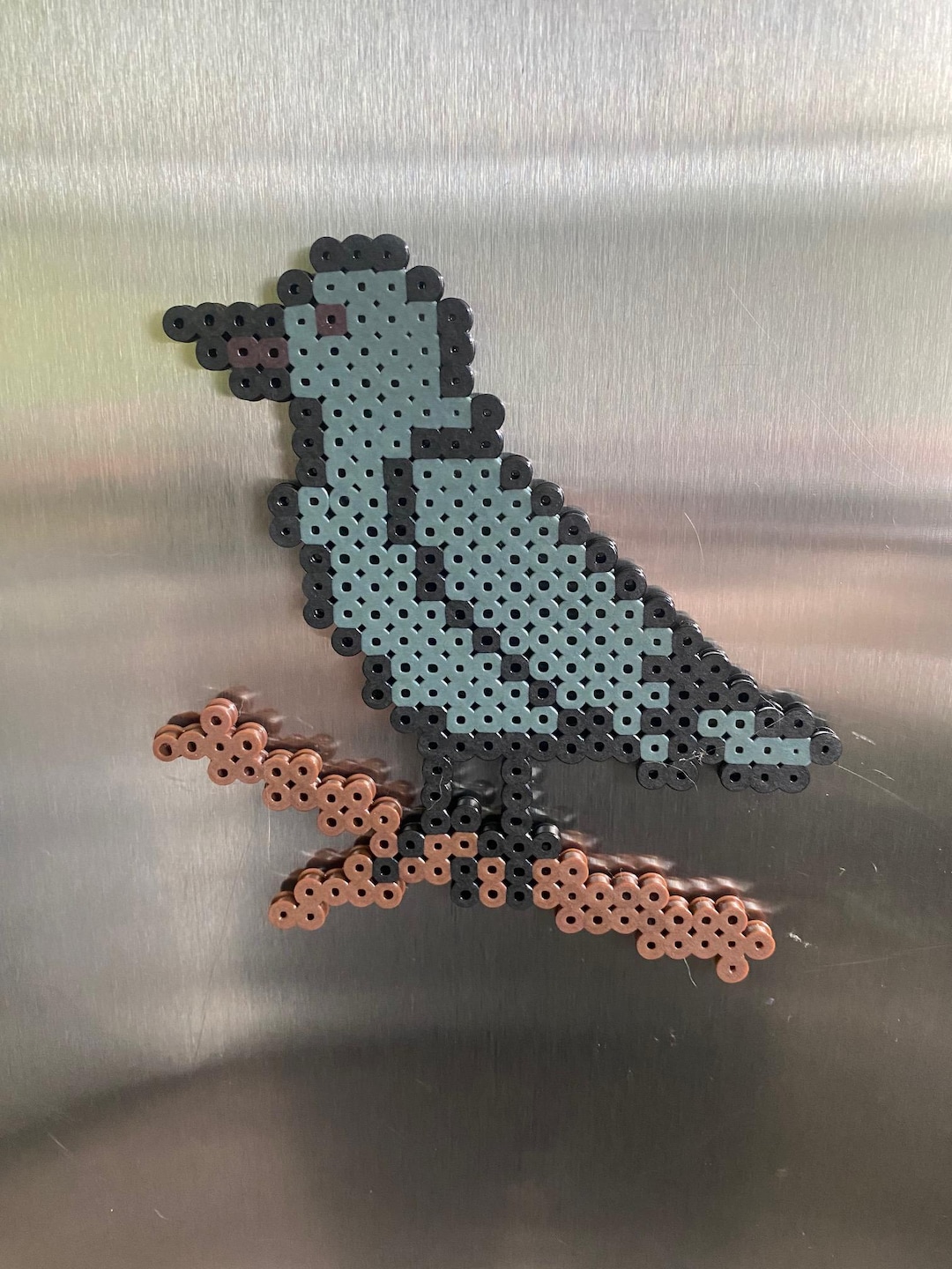 Perler Bead Raven Magnets - Etsy