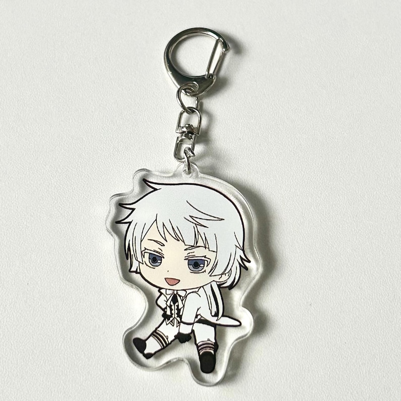Black Butler Acrylic Keychain, Anime Keychain, Double Side Keychain ...