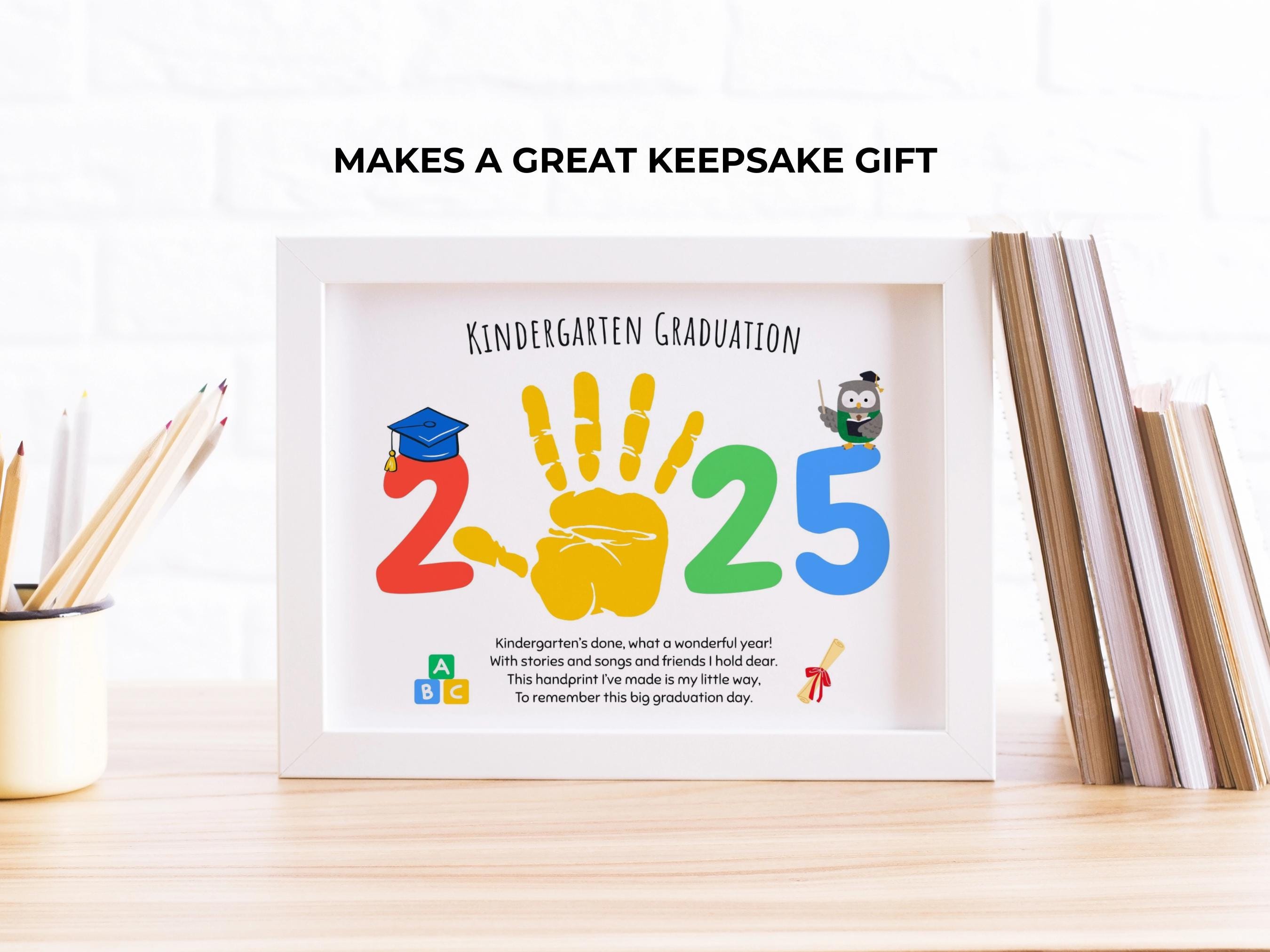 Kindergarten Graduation Handprint Art; Graduation Day Handprint Craft ...