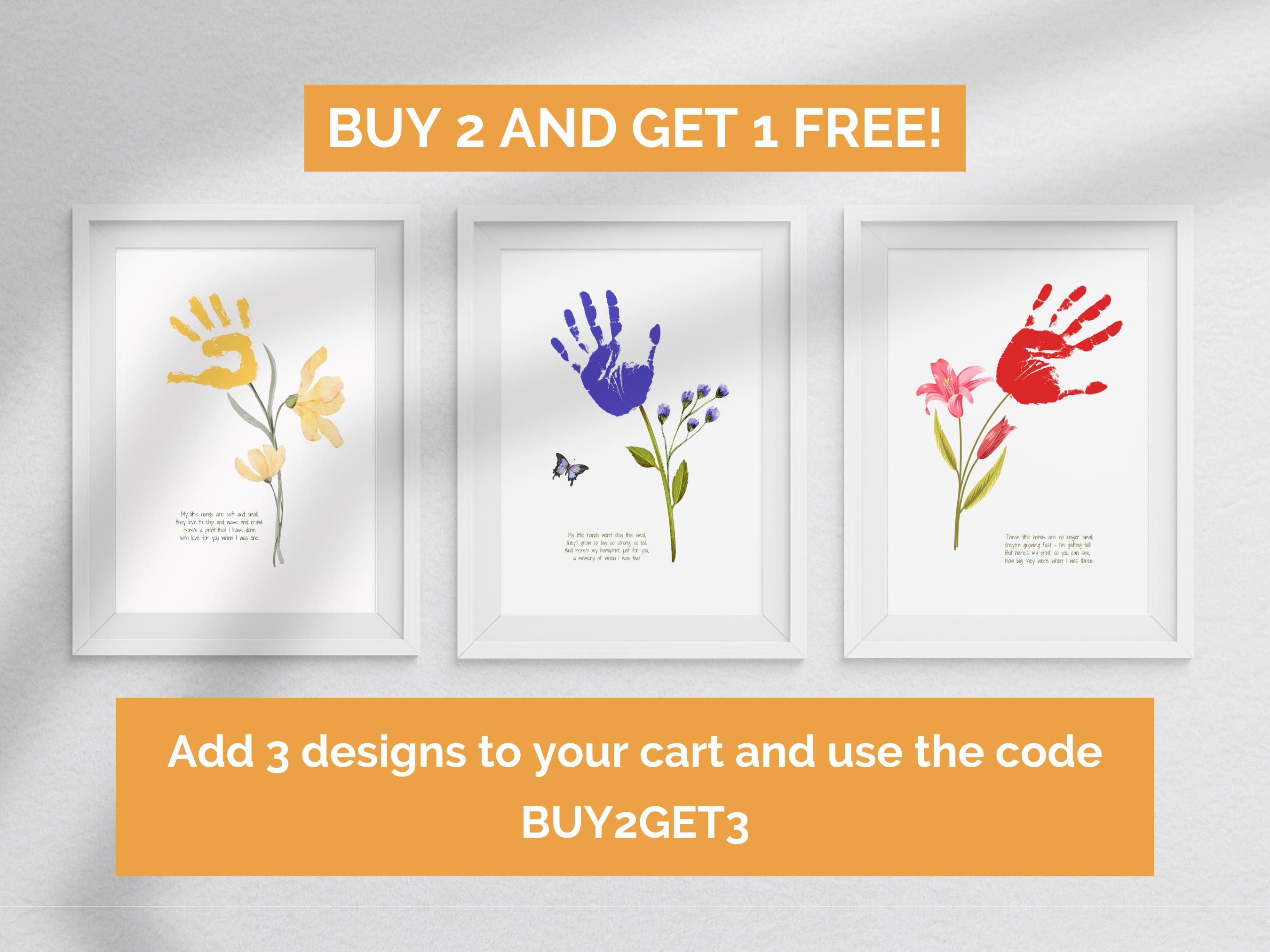 Mothers Day Handprint Poem. A Handprint Keepsake Gift for Mom, Grandma ...