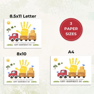 Grandparents Day Handprint Craft for Grandpa From Multiple Kids: LOADS ...