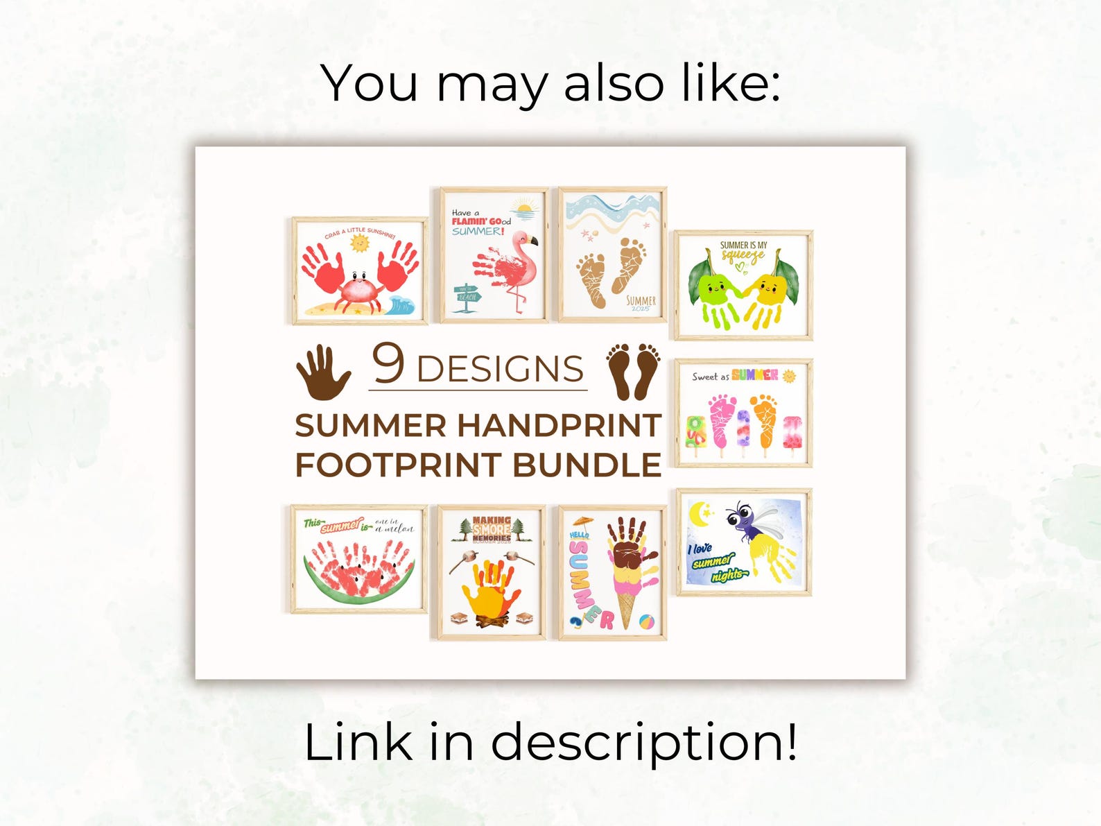 Popsicle Footprints Summer Footprint Art for Babies. Footprint Craft ...