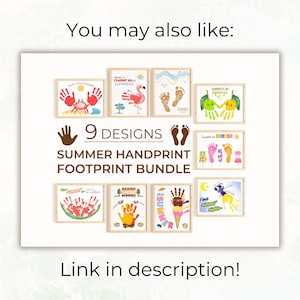Popsicle Footprints Summer Footprint Art for Babies. Footprint Craft ...