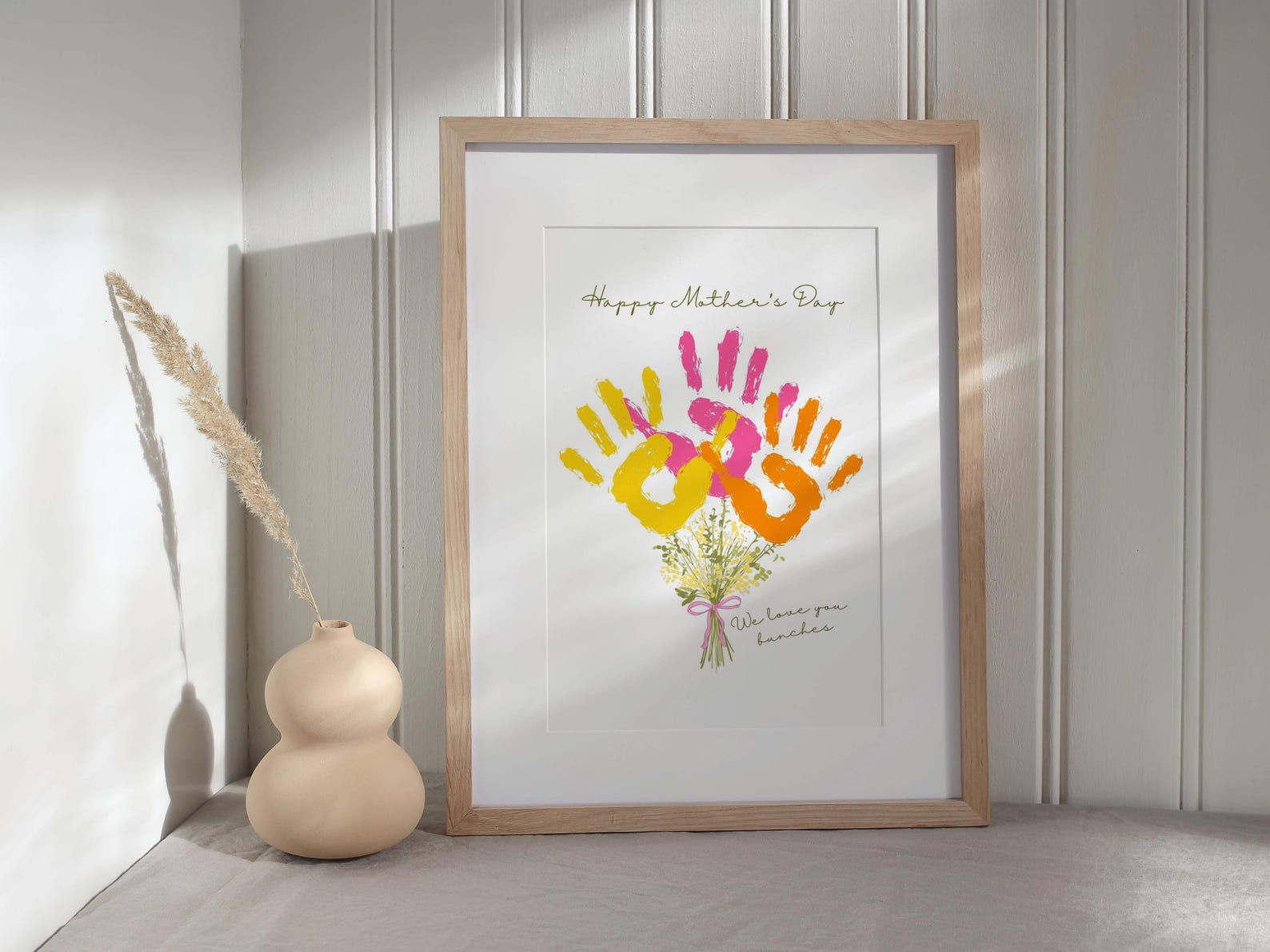 Handprint Flowers for Mother's Day | Creative Handprint Art Gift for ...