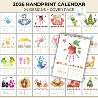 New Year 2026 Handprint Craft, Printable New Years Handprint Art ...
