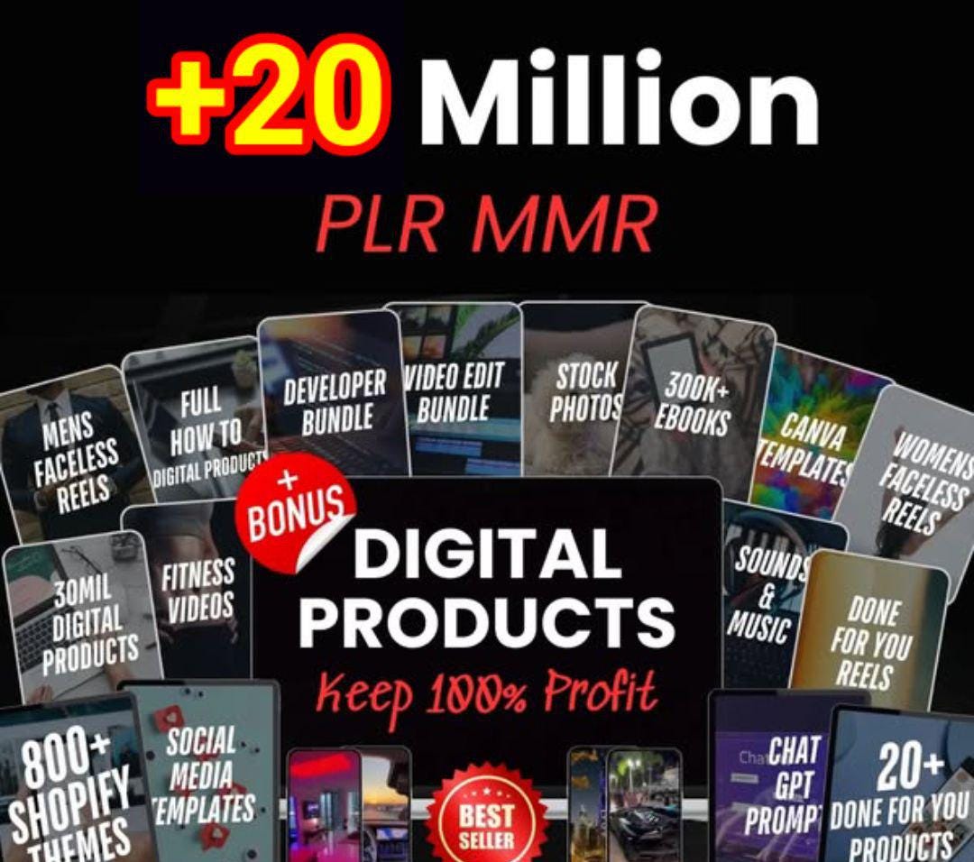 20 Million Digital Products Bundle – the Ultimate Digital Goldmine! - Etsy