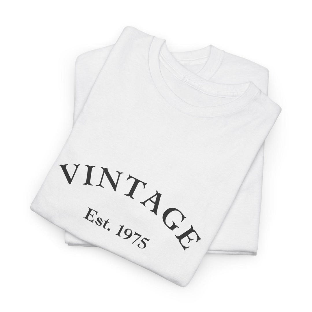 Vintage Est. 1975 Shirt • 50th Birthday Gift for Men or Women • Classic ...