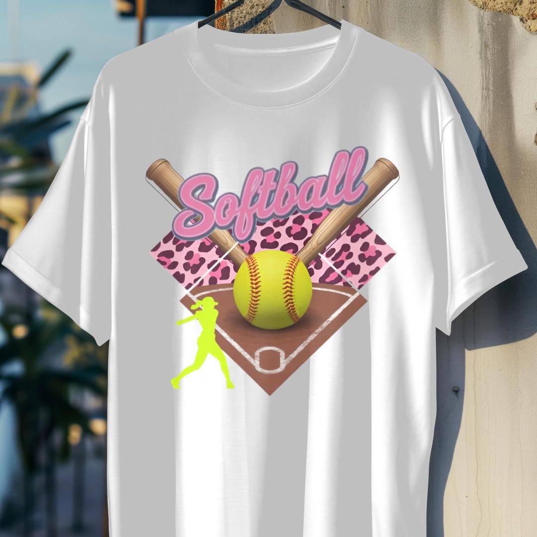 Softball Preppy PNG, Softball Mama PNG, Trendy Softball PNG, Fun ...